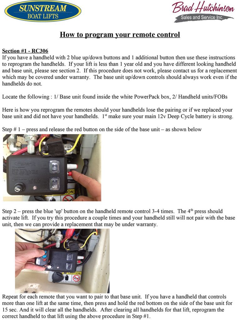 Owner's Section | Sunstream Boat Lifts | Brad Hutchinson